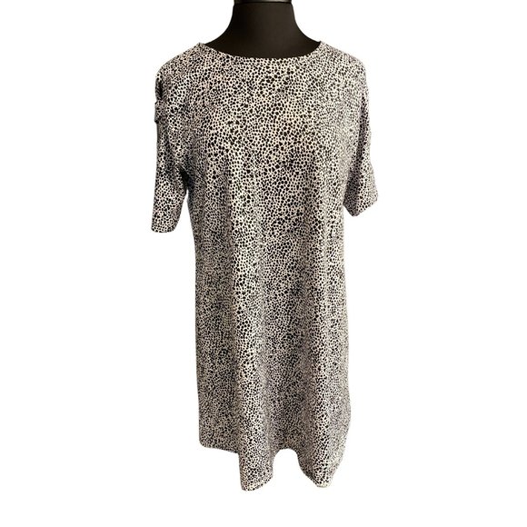Ruby Rd. | Dresses | Ruby Rd Womens Size Medium Black White Spotted ...